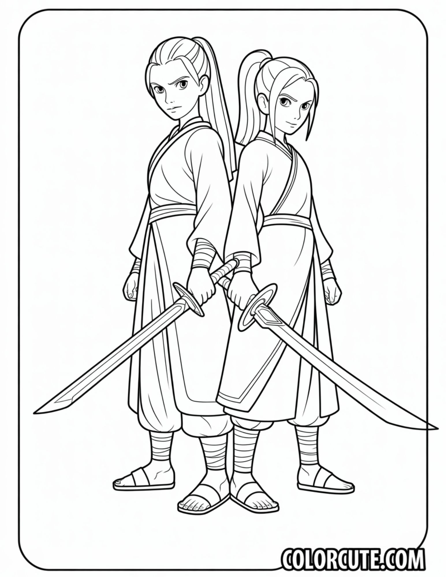 Namaari Raya Coloring Page | Free PDF Printables – Color Cute - Free ...