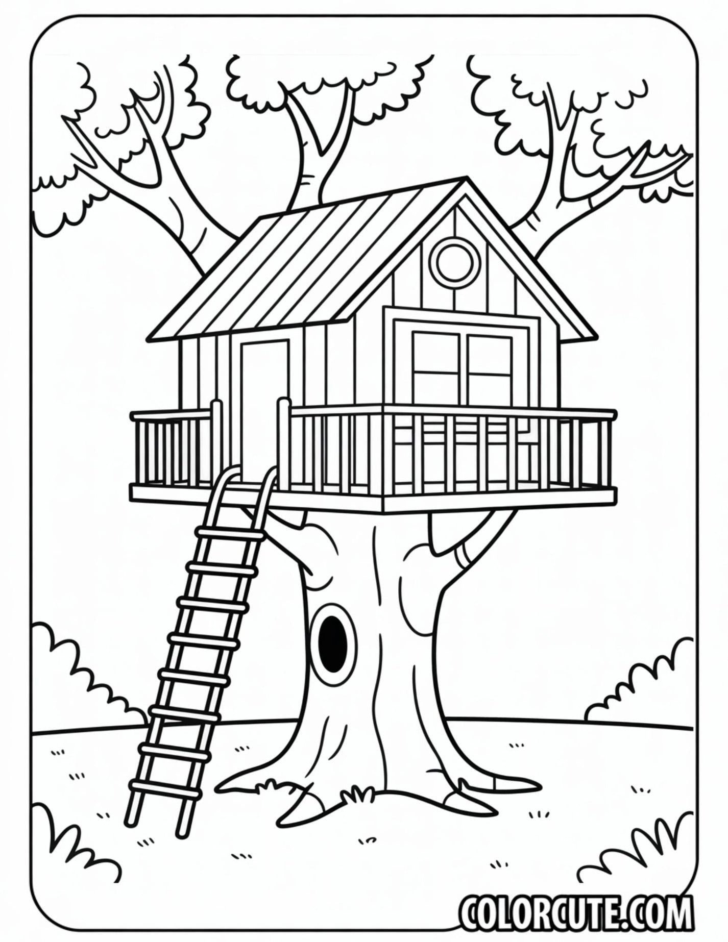 Magic Tree House Coloring Pages - Free PDF Printables – Color Cute ...