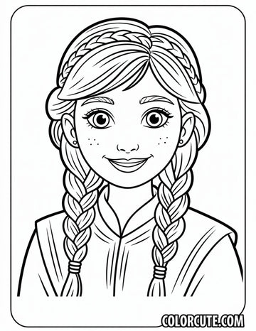 14+ Free Anna Frozen Coloring Pages - Disney Princess PDF Printables ...