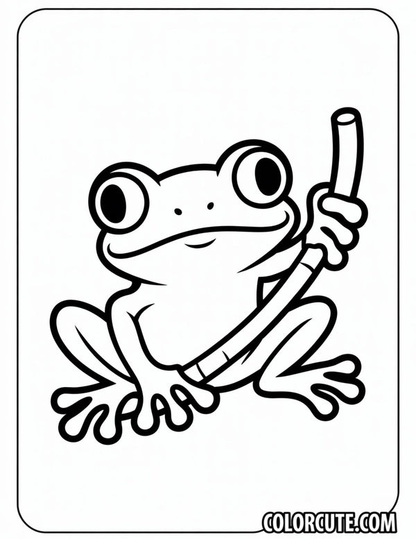 Red Eyed Tree Frog Coloring Pages | Free PDF Printables – Color Cute ...