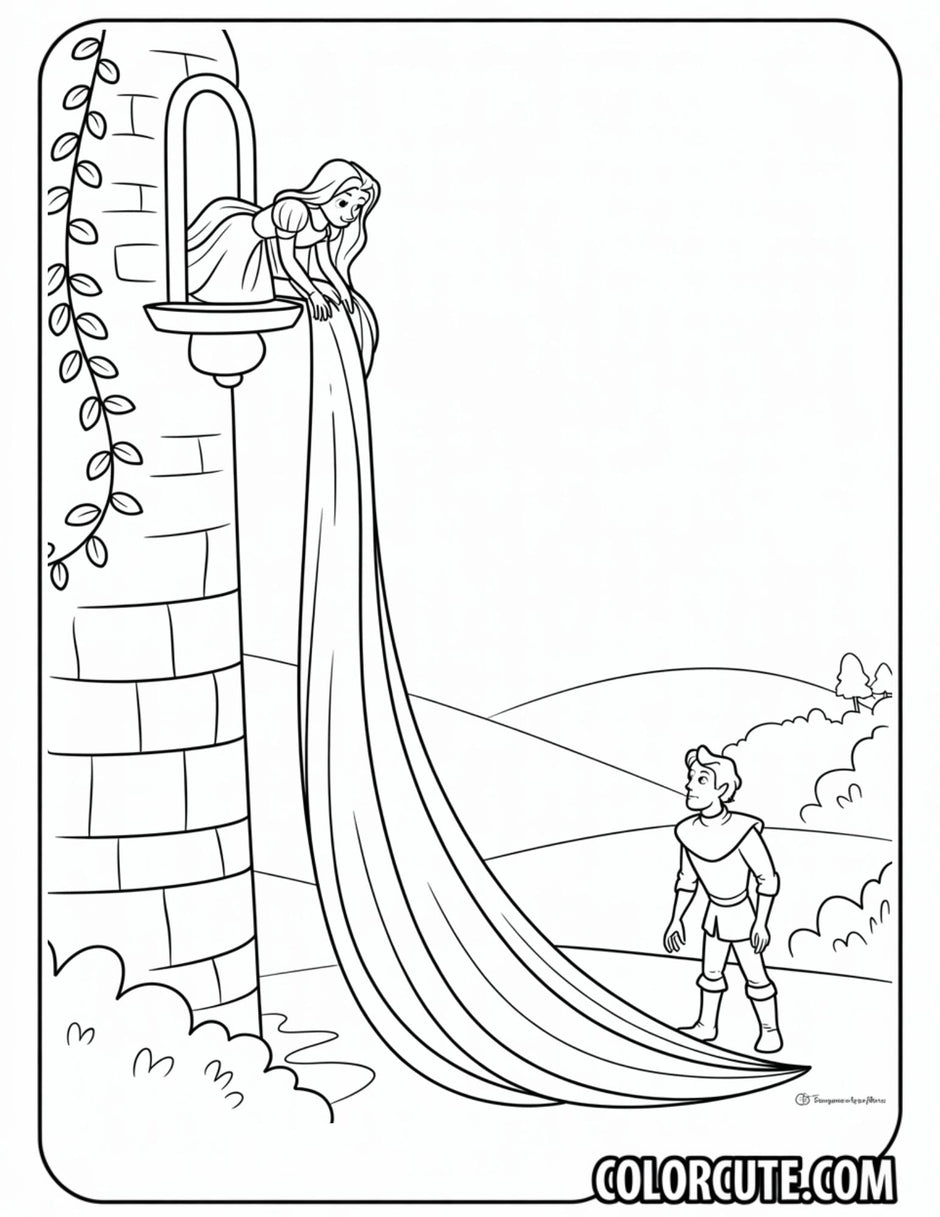 10+ Free Rapunzel Coloring Pages - Disney Princess PDF Printables ...