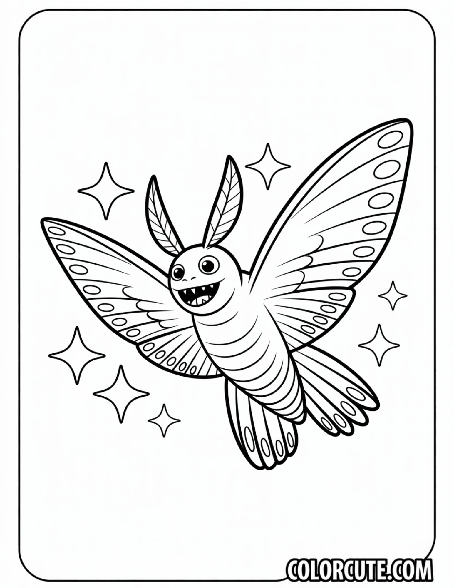 Mothra Godzilla Coloring Pages | Free PDF Printables – Color Cute ...