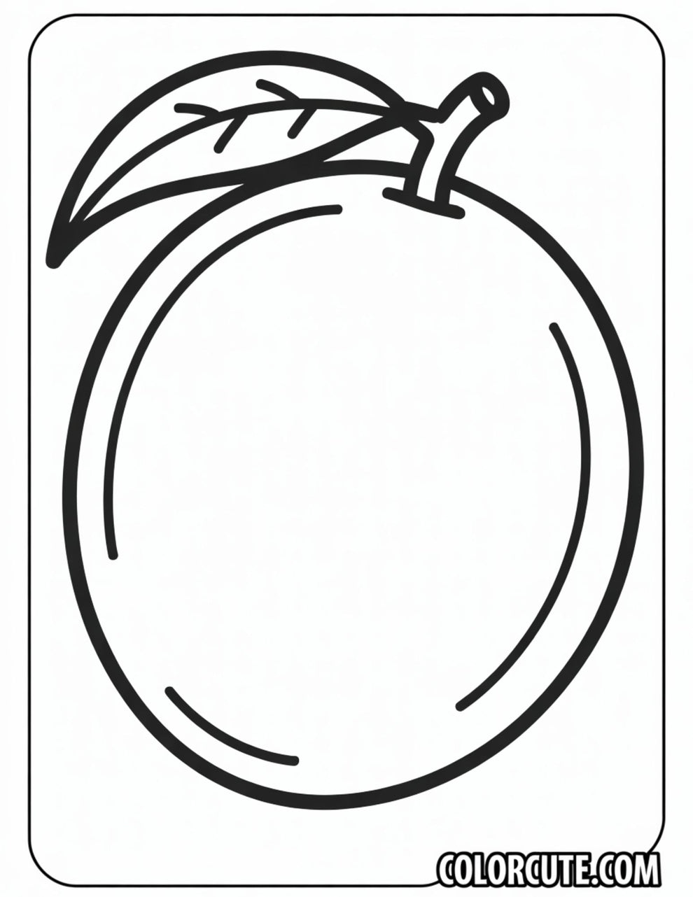 Mango Coloring Page Free Pdf Printables Color Cute Free Coloring