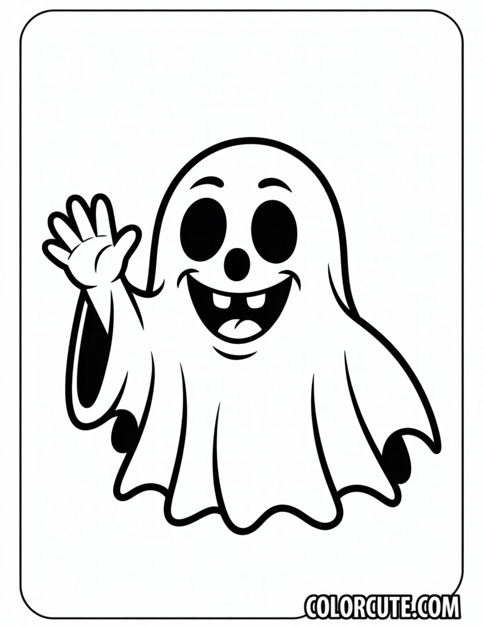 Ghostface Ghost Coloring Pages | Free PDF Printables – Color Cute ...