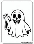 Ghostface Ghost Coloring Pages | Free PDF Printables – Color Cute ...
