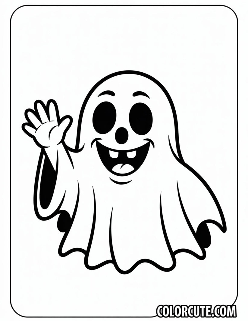 Ghostface Ghost Coloring Pages | Free PDF Printables – Color Cute ...